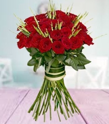 Long Stem Red Roses Bouquet
