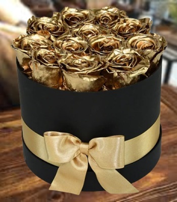 Gold Preserved Roses